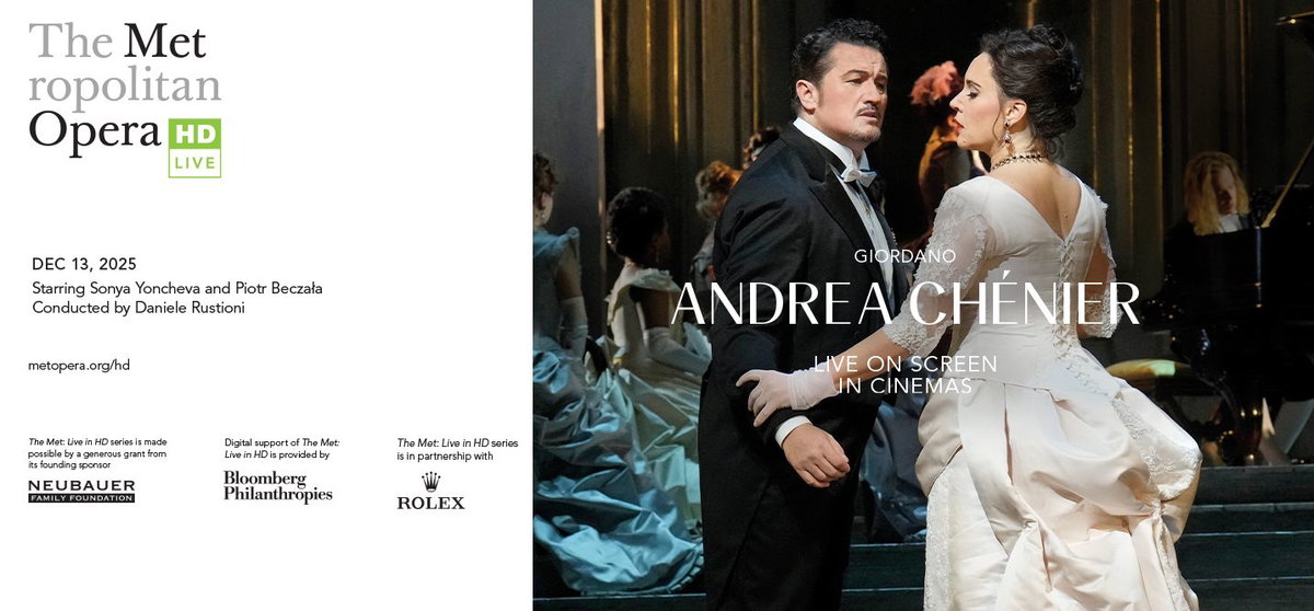 Andrea Chénier (Giordano) - Live Stream from The Metropolitan Opera